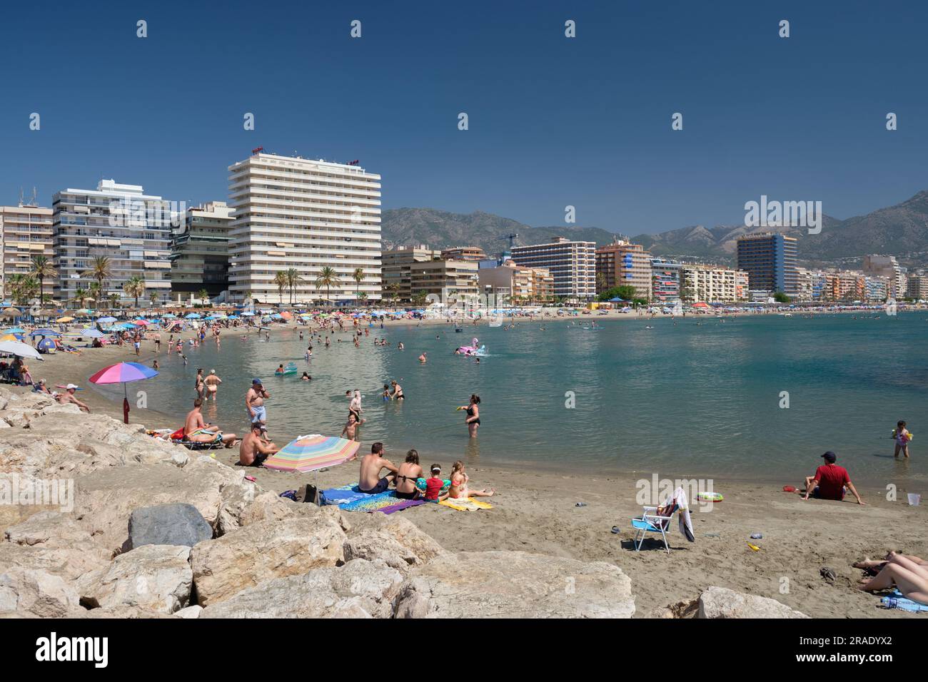 Fuengirola beach tourist hi-res stock photography and images - Alamy