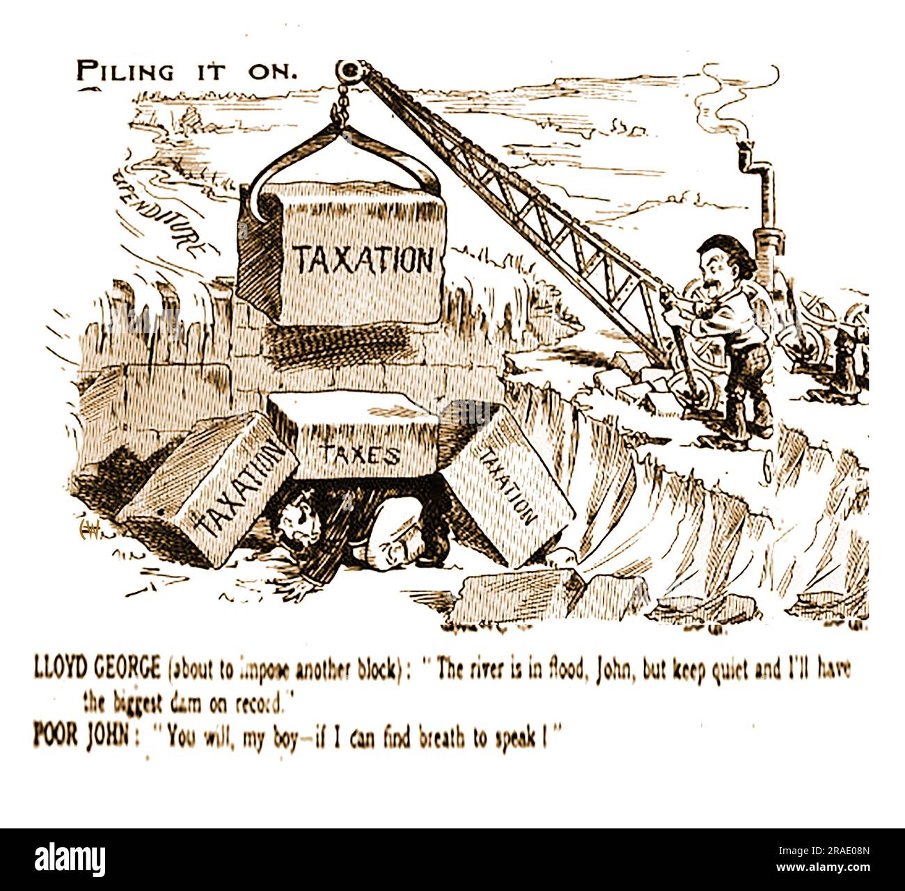 Income tax cartoon hi-res stock photography and images - Alamy