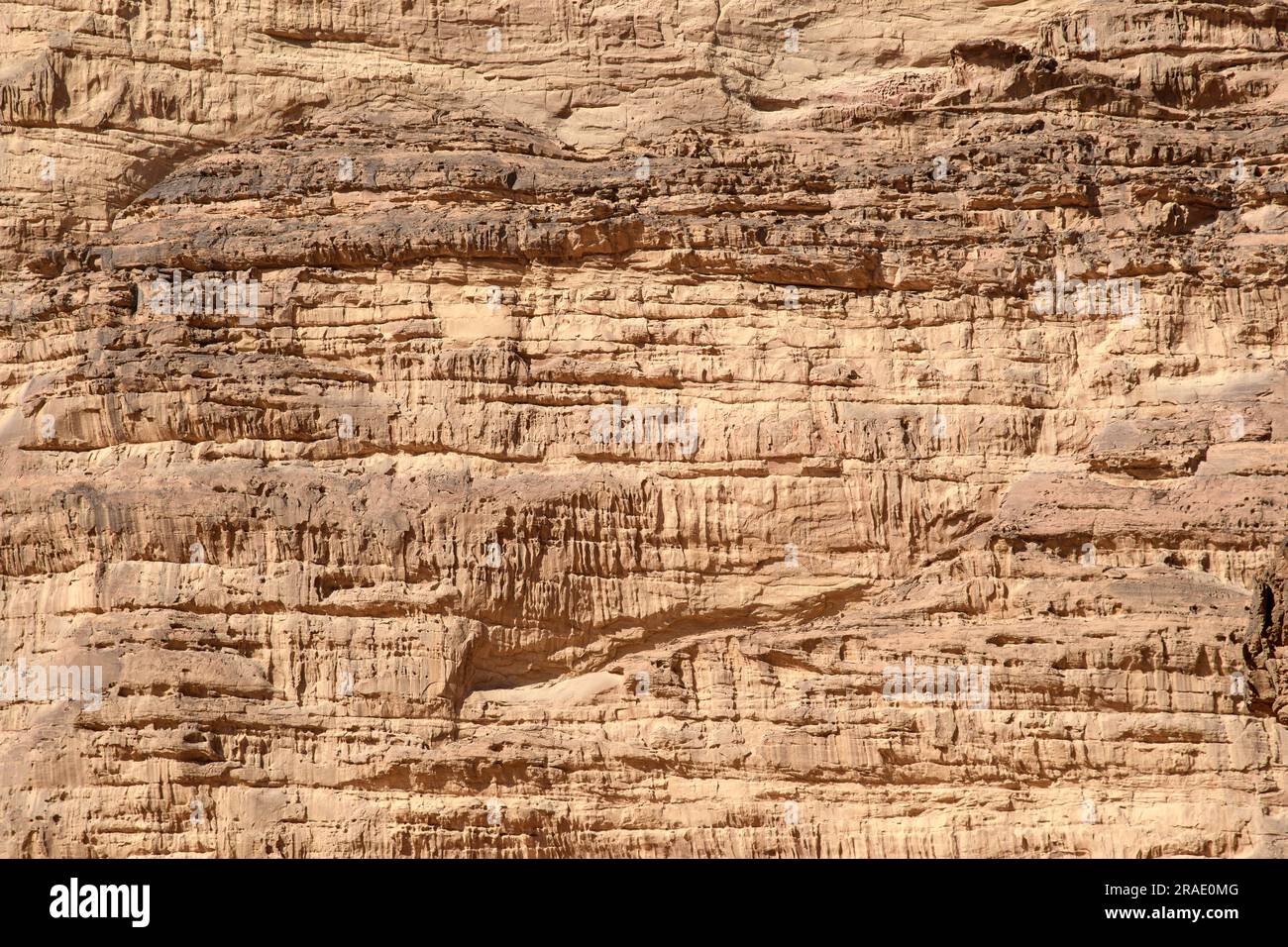 Arabian desert. Wadi Rum. Rock formation. Close-up. Pattern. Background ...