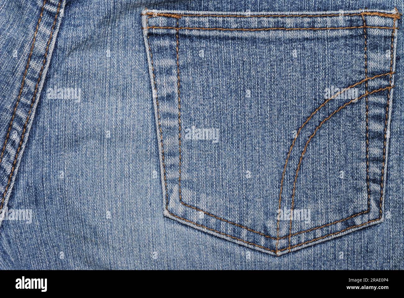 Backside of a blue jeans with trouser pocket Stock Photo - Alamy