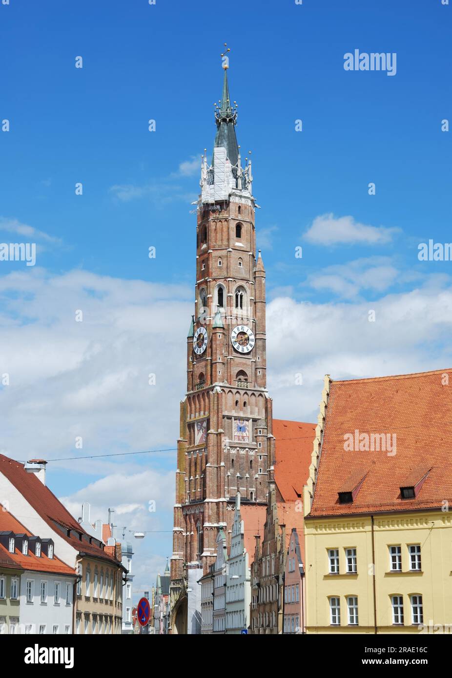 St. Martin church in Landshut Bavaria with the highest clinker tower of ...