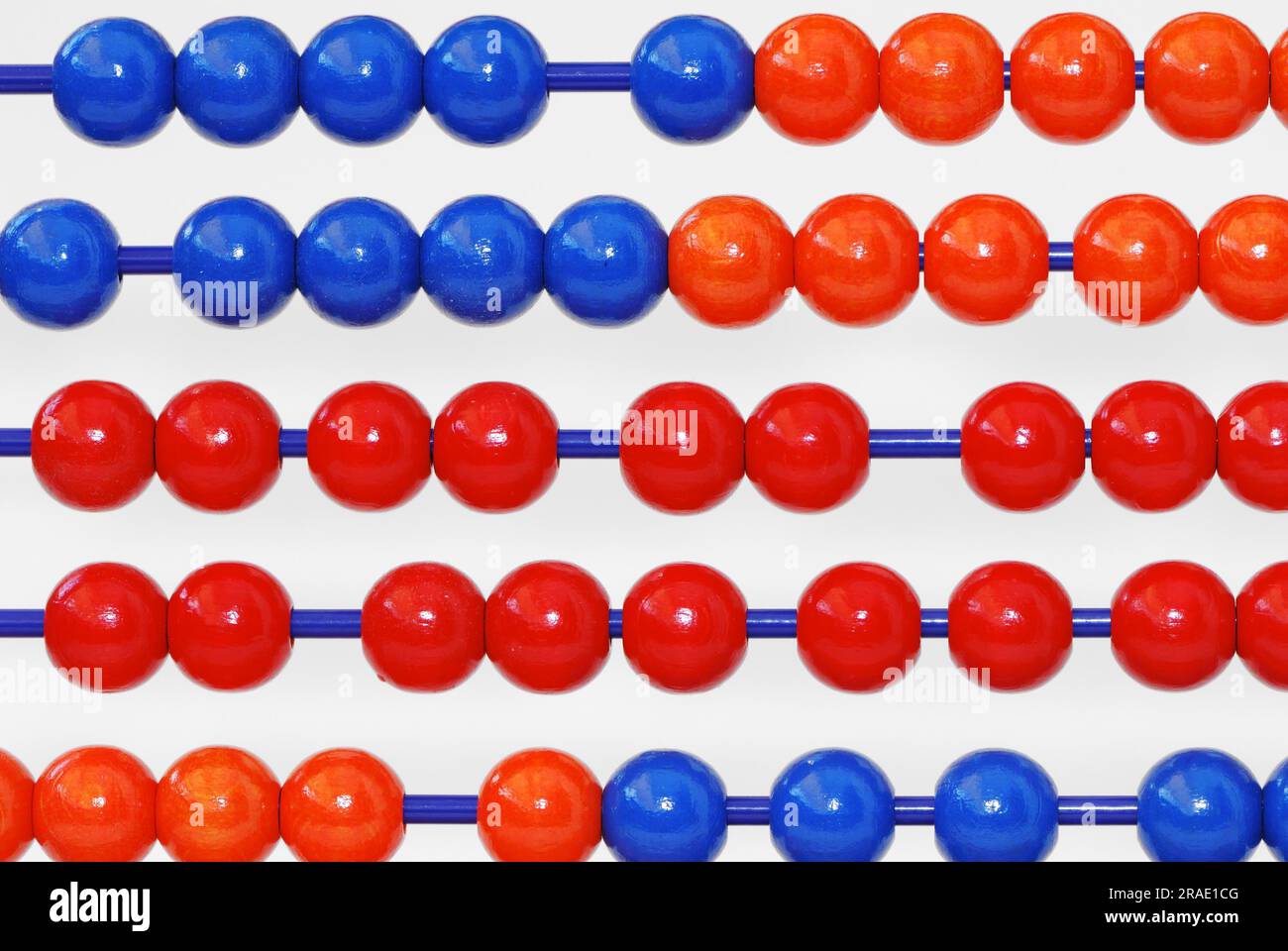 Part of a colourful abacus Stock Photo - Alamy