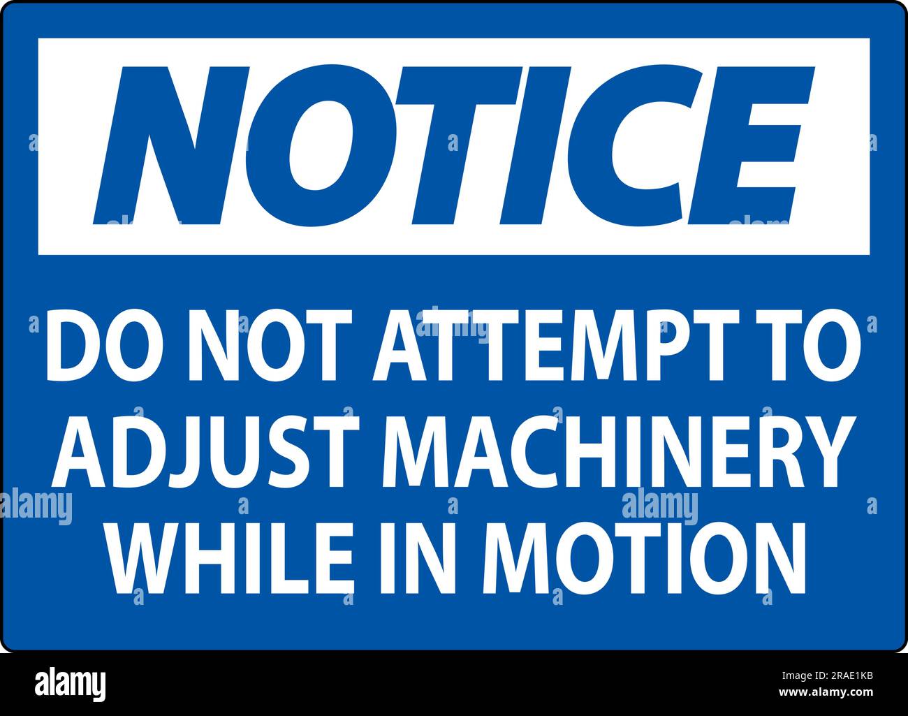 Equipment in motion warning Stock Vector Images - Alamy