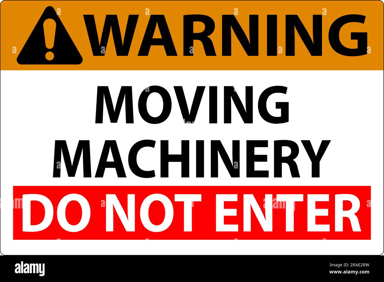 Machinery warning Stock Vector Images - Alamy