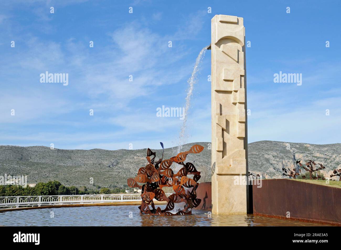 Fountain, Teulada, Alicante, Costa Blanca, Spain Stock Photo - Alamy