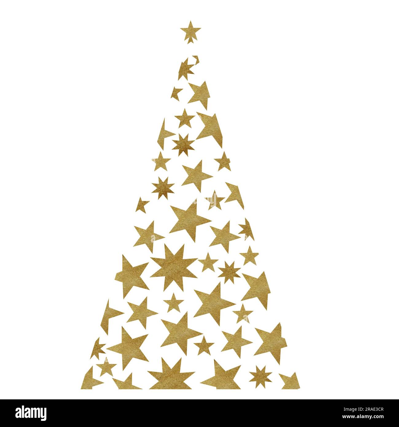 Stylized tree on geometric Cut Out Stock Images & Pictures - Alamy