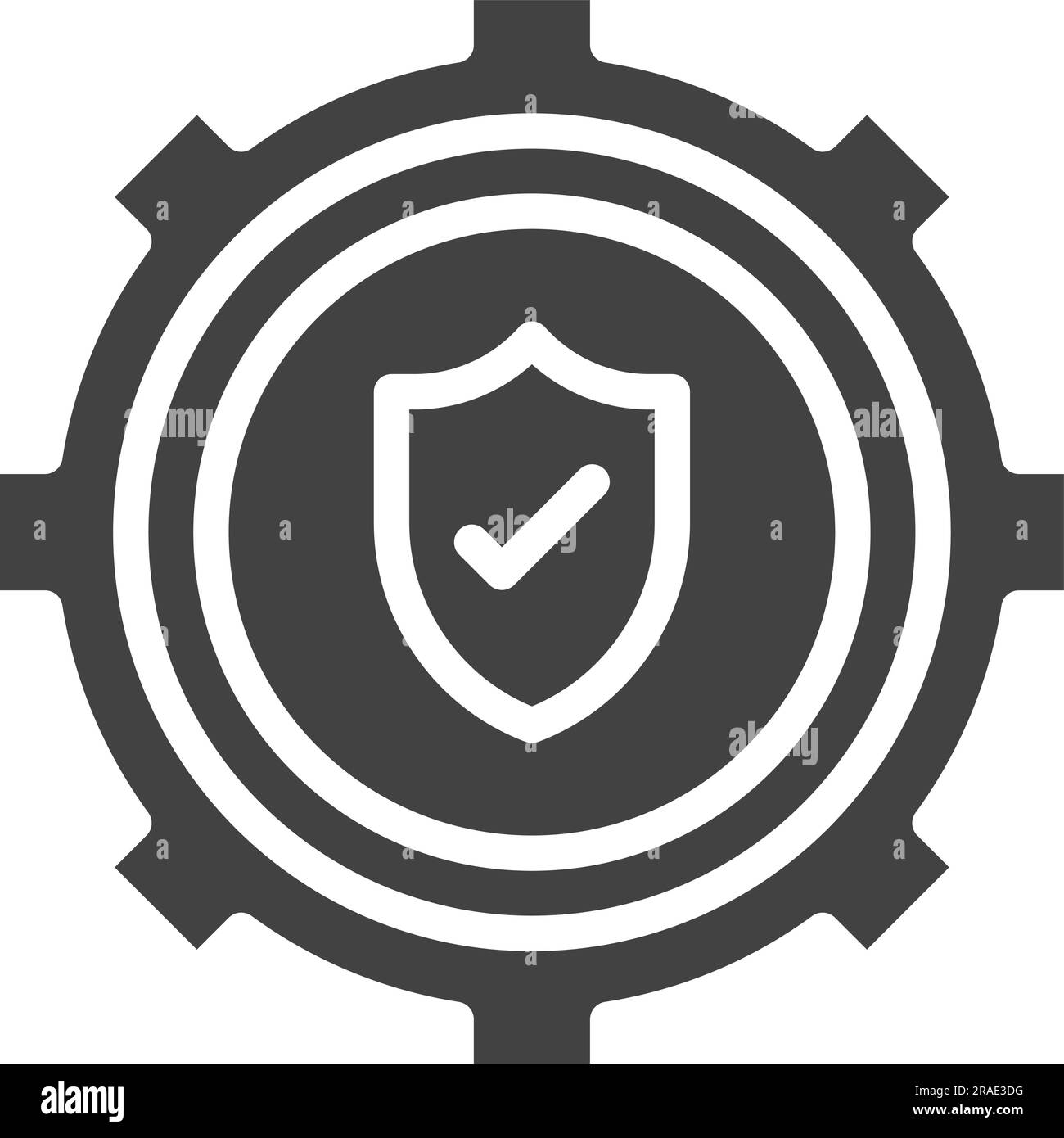 Security Settings Icon Image Stock Vector Image & Art - Alamy
