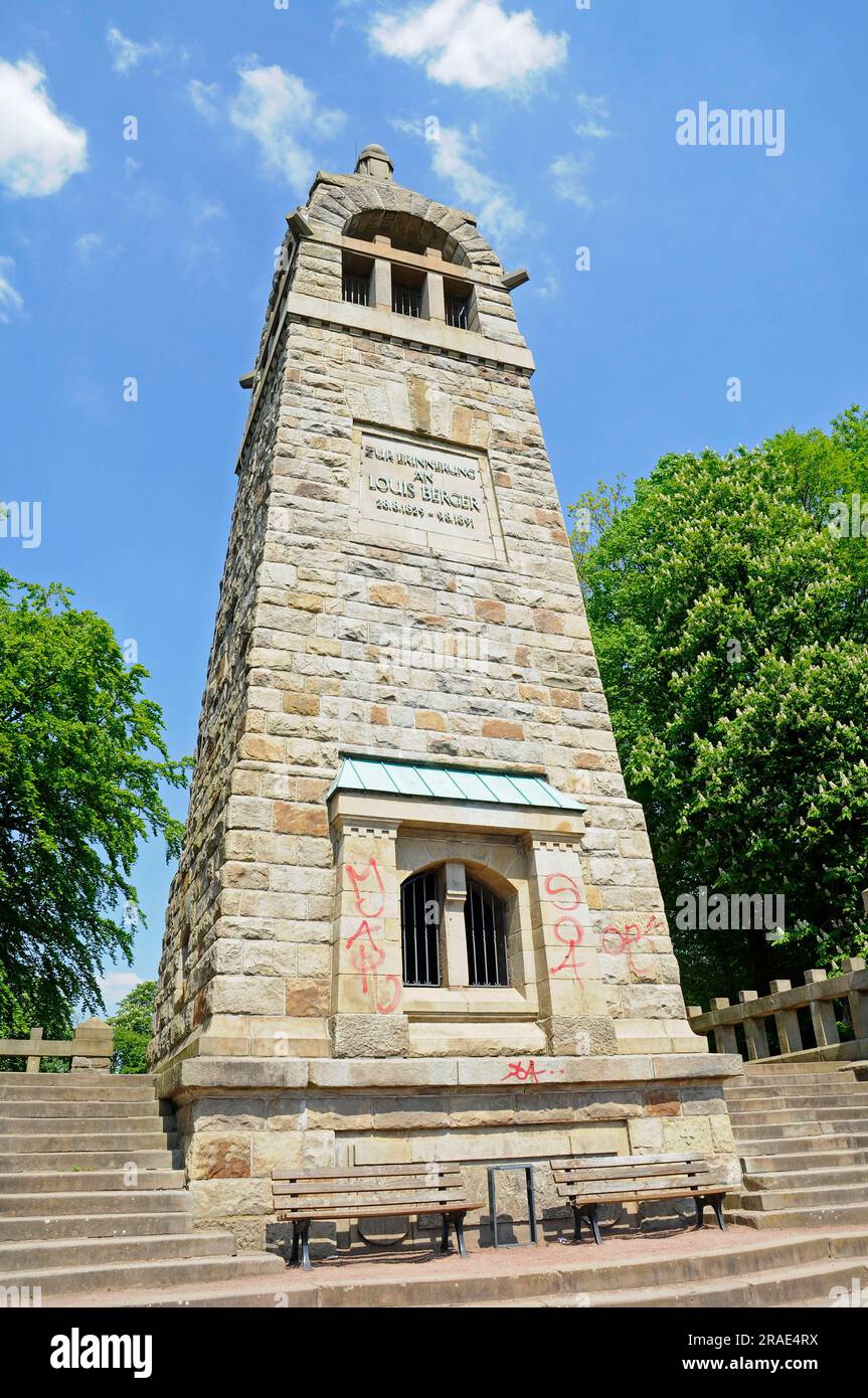 Berger Monument, Hohenstein, Witten, North Rhine-Westphalia ...