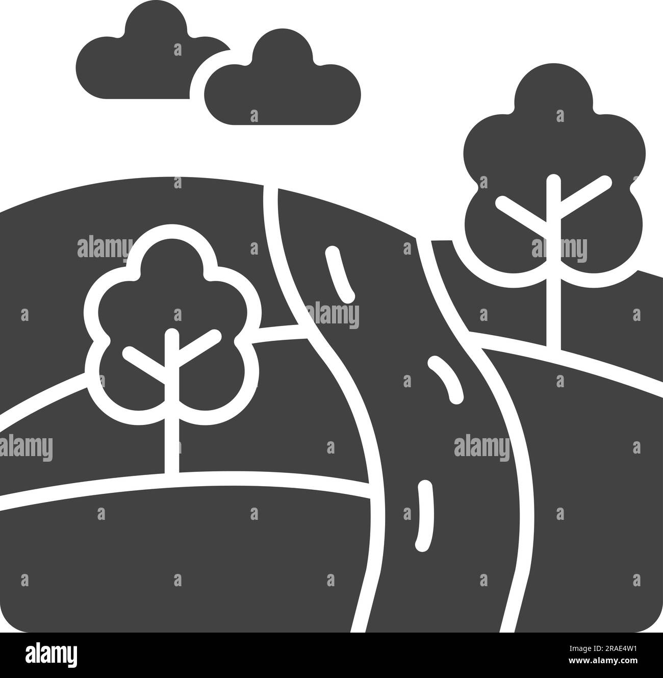 River Icon Image Stock Vector Image & Art - Alamy