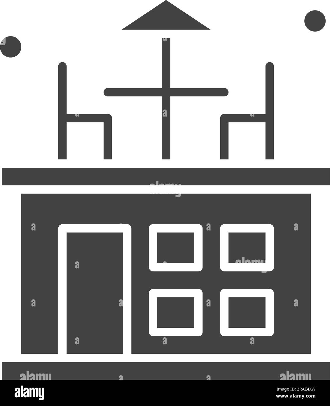 Rooftop Icon image. Suitable for mobile application Stock Vector Image ...