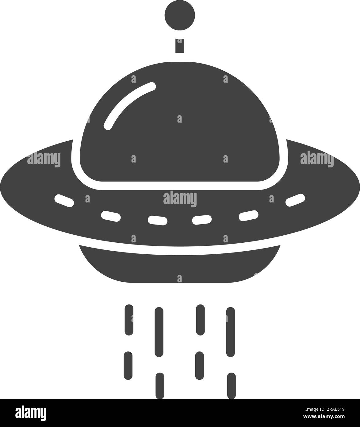 Space Ship Icon Image Stock Vector Image & Art - Alamy