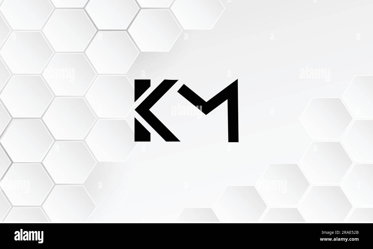 KM, MK, Abstract Letters Logo Monogram Stock Vector Image & Art - Alamy