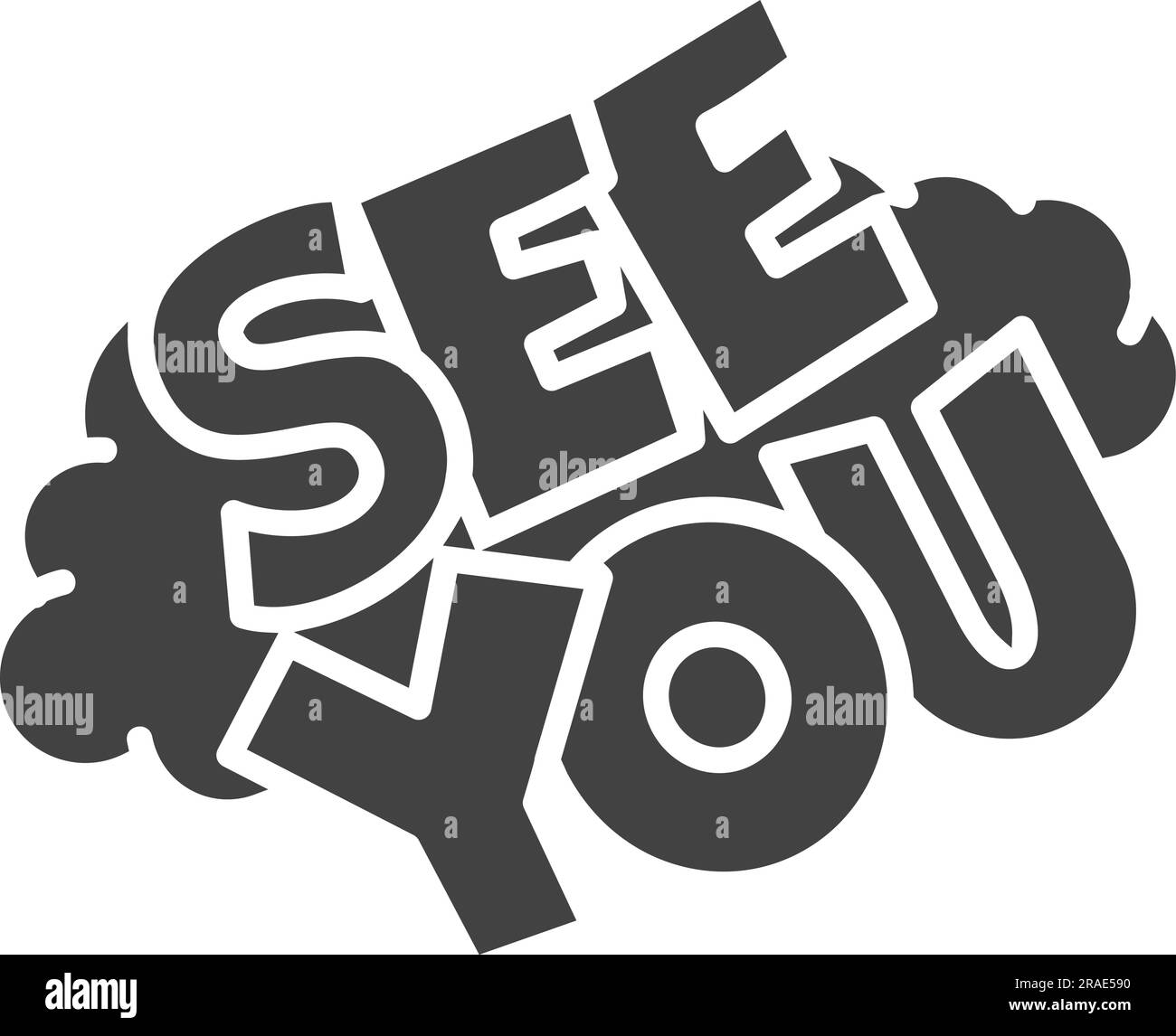 See you Icon Image Stock Vector Image & Art - Alamy