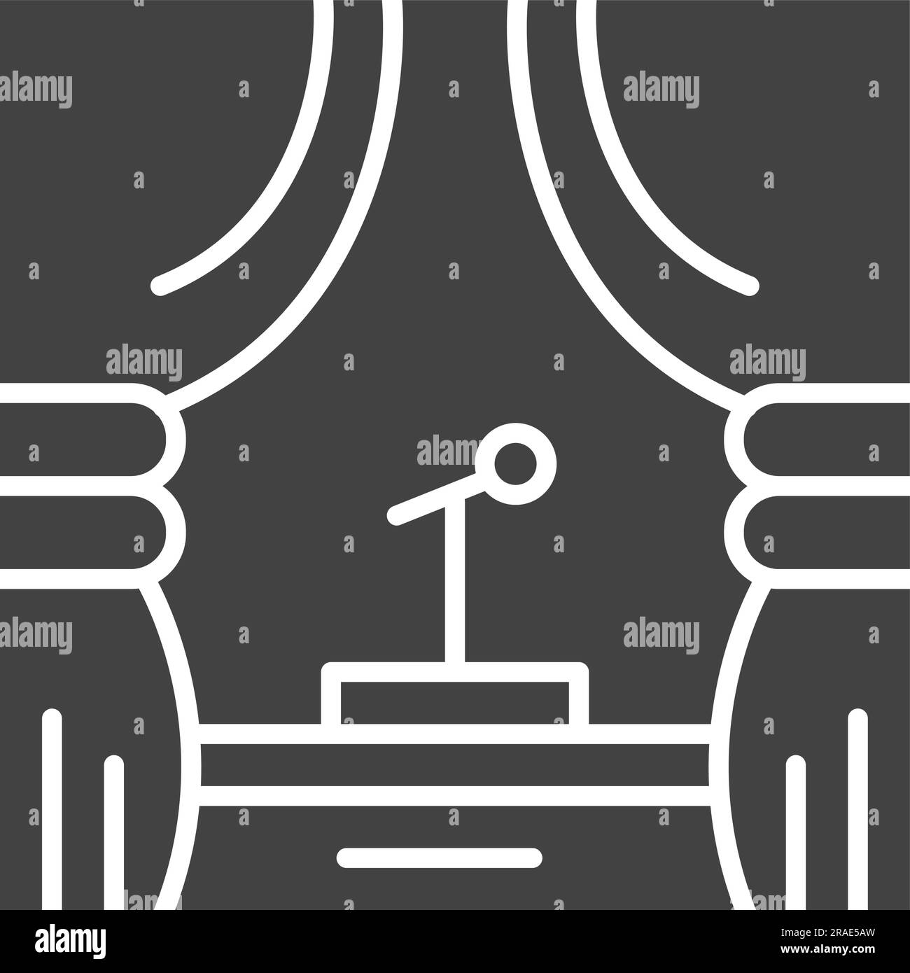 Stage Icon Image Stock Vector Image & Art - Alamy