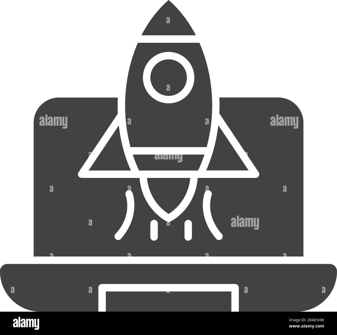 Business startup icon Black and White Stock Photos & Images - Alamy