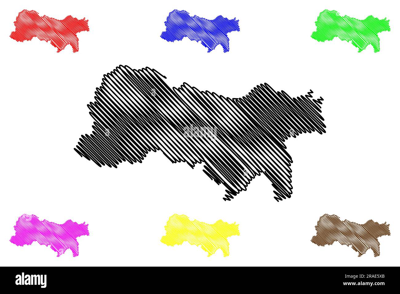 Gateshead map Stock Vector Images - Alamy