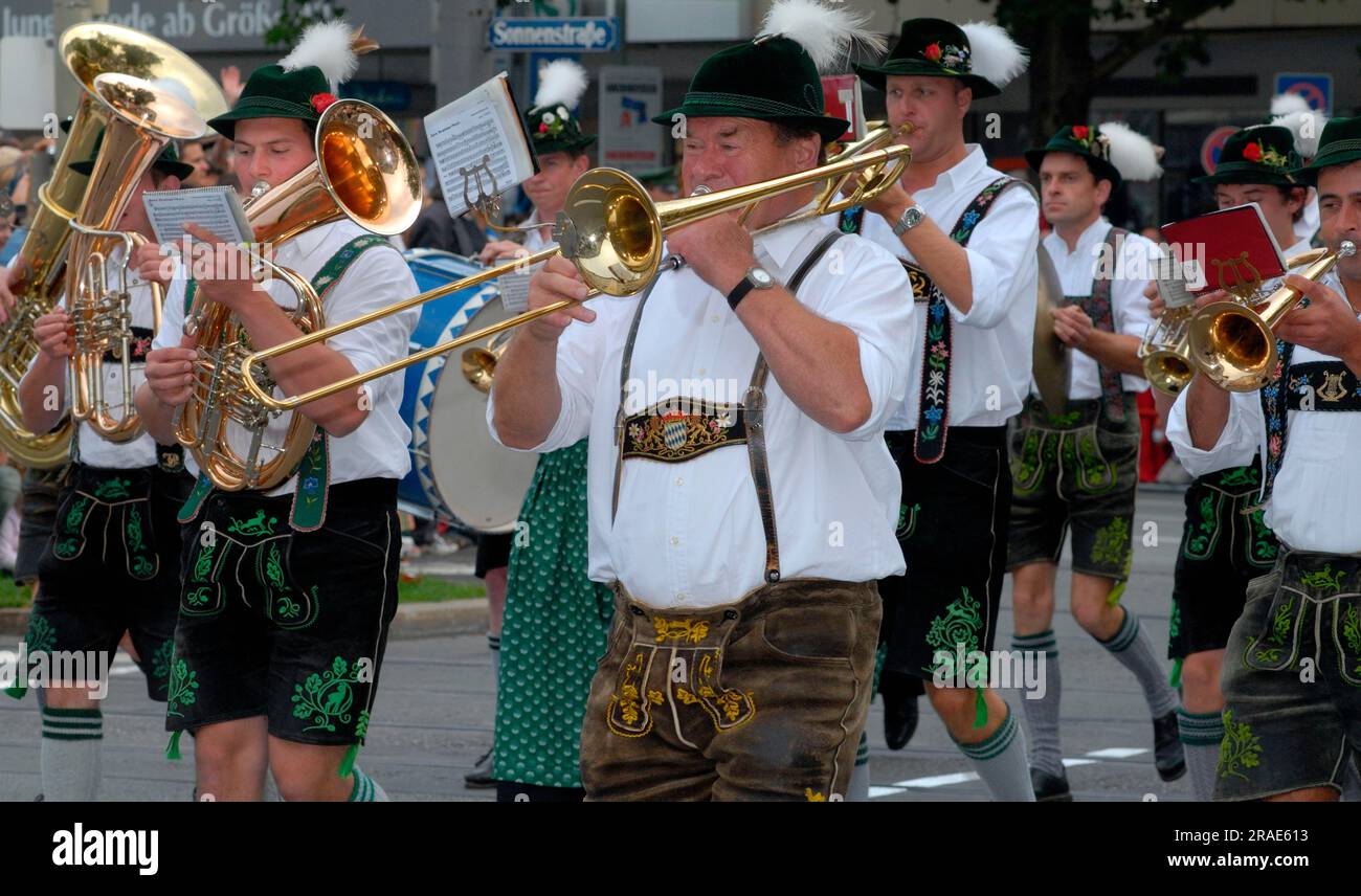 Band, music, make music, brass band, Munich, traditional traditional ...