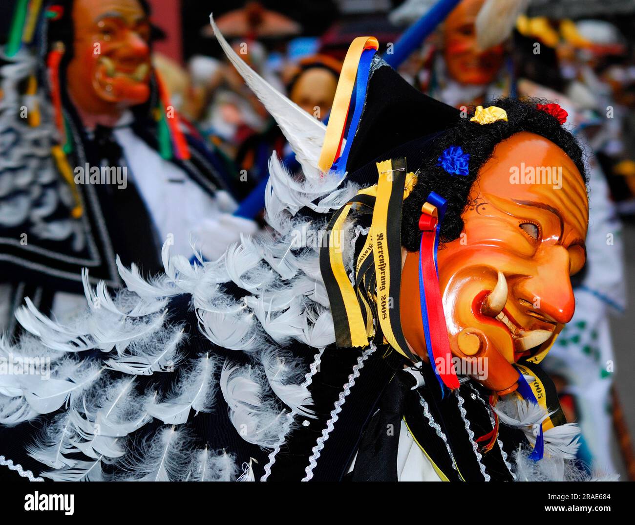 Fool's Jump, Fool's Meeting, Haestraeger, Mask Stock Photo - Alamy