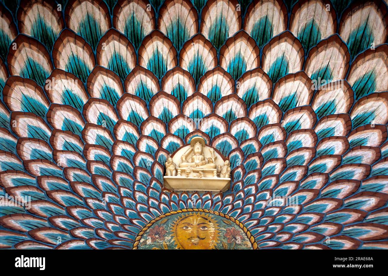 Lotus Gate entrance, Niwas Chowk courtyard, City Palace, Jaipur ...