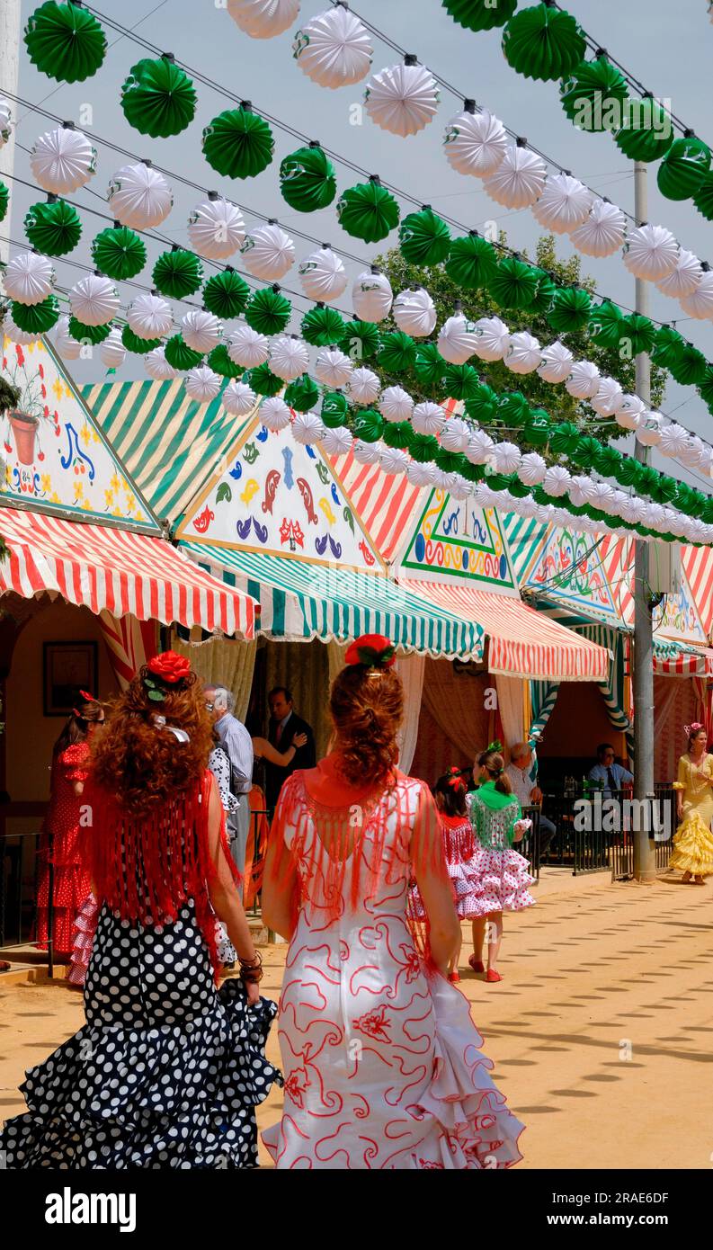 Feria de Abril festival, Seville, Andalusia, Spain Stock Photo - Alamy