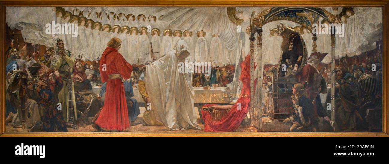 The Arthurian Round Table and the fable of the Seat Perilous 1895 by ...