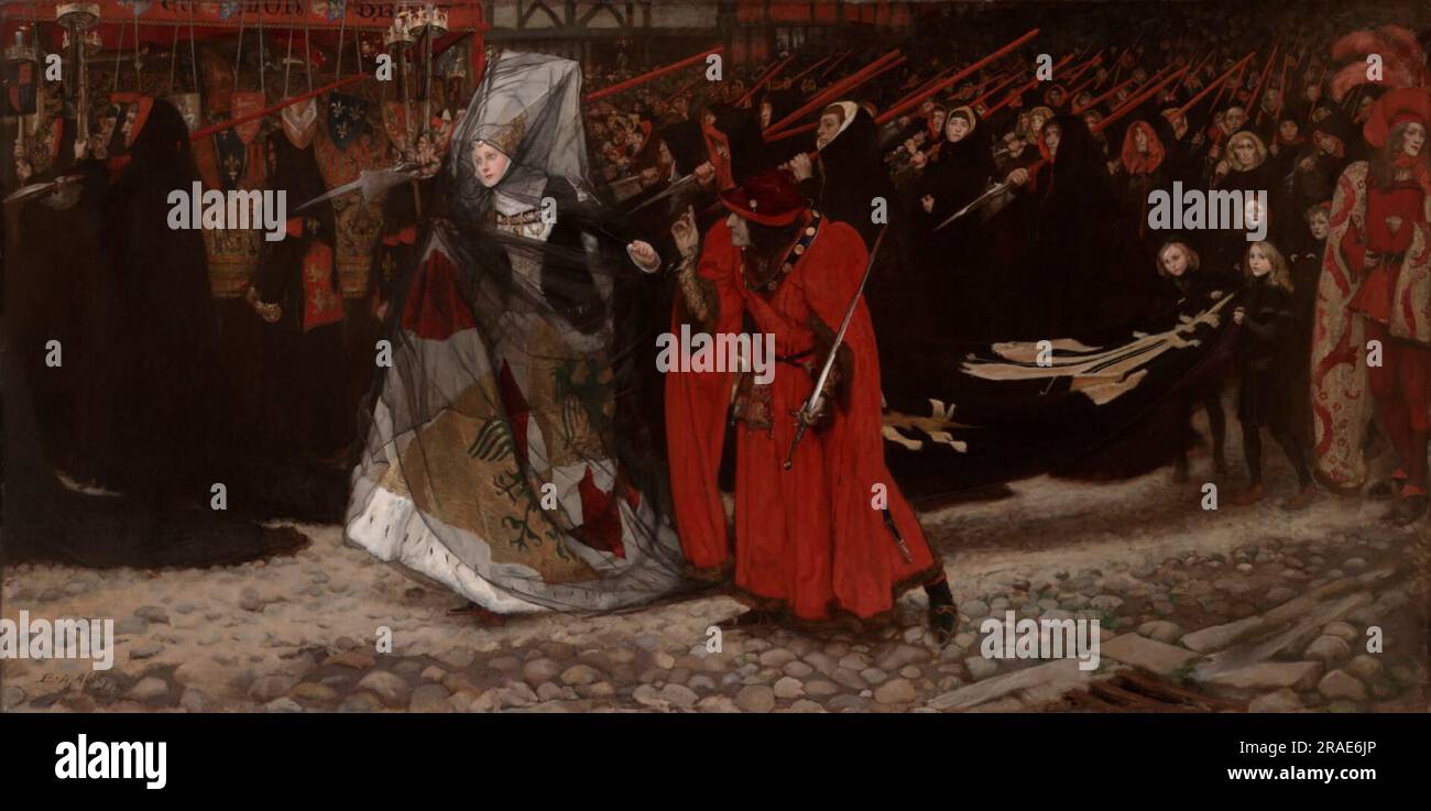 Richard, Duke of Gloucester, and the Lady Anne 1896 by Edwin Austin ...