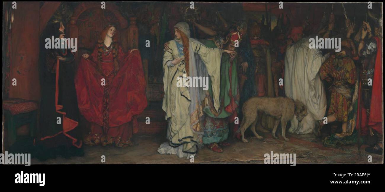 King Lear: Cordelia's Farewell 1898 by Edwin Austin Abbey Stock Photo - Alamy