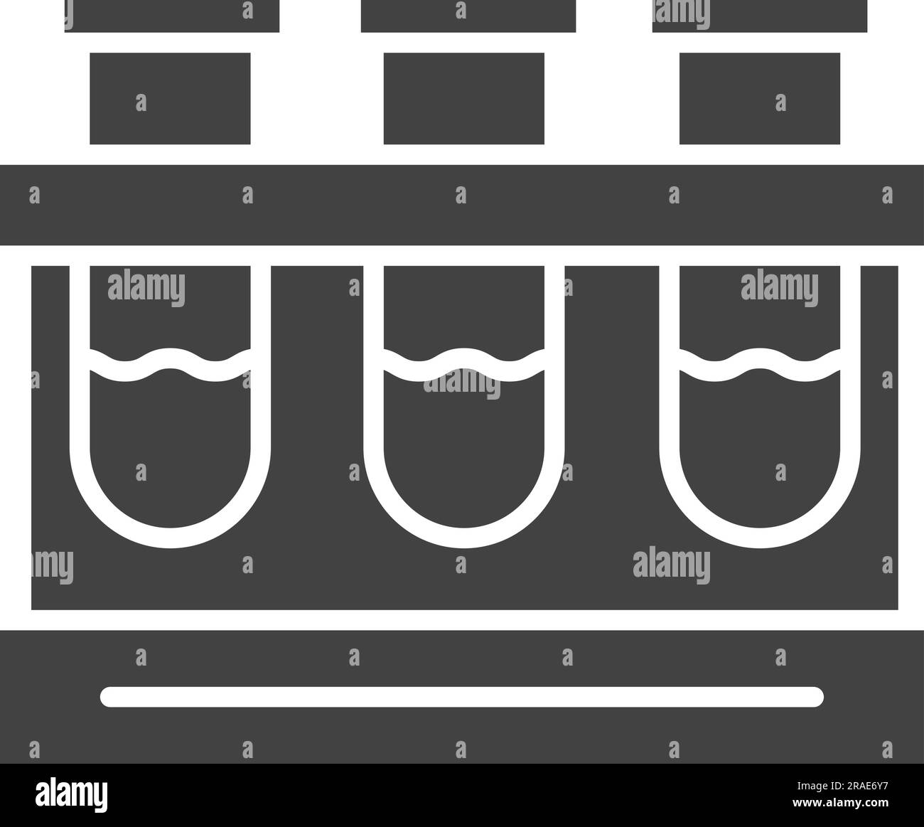 Science experiment test tubes Black and White Stock Photos & Images - Alamy