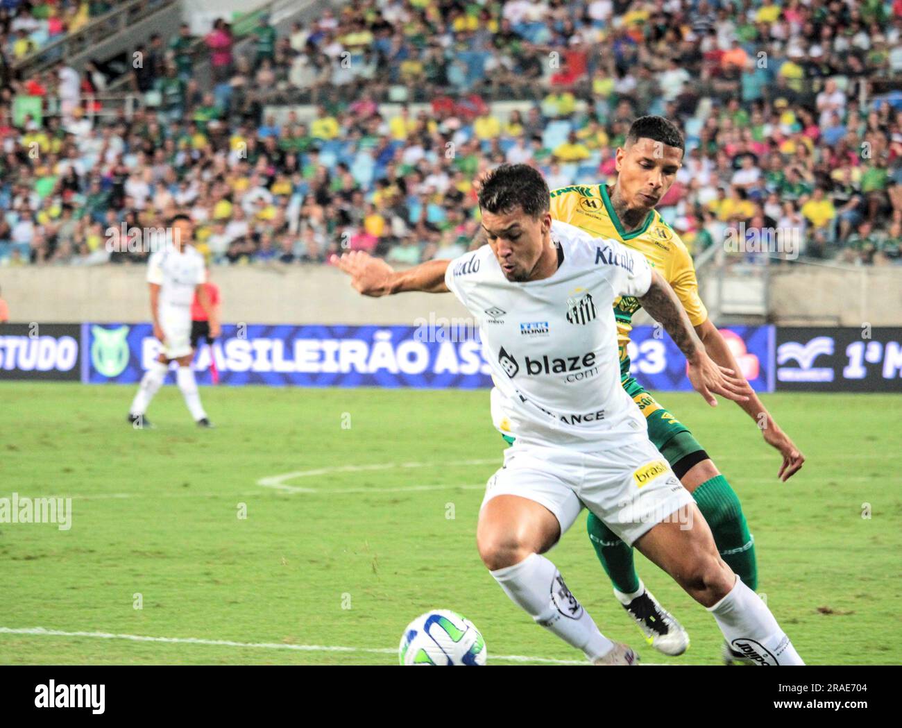 CUIABÁ, MT - 02.07.2023: JOGO ENTRE CUIABA X SANTOS - Game between Cuiaba X Santos for the 13th ...