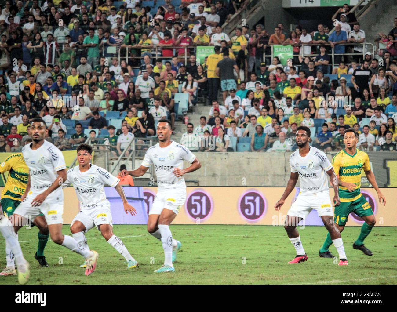 CUIABÁ, MT - 02.07.2023: JOGO ENTRE CUIABA X SANTOS - Game between Cuiaba X Santos for the 13th ...