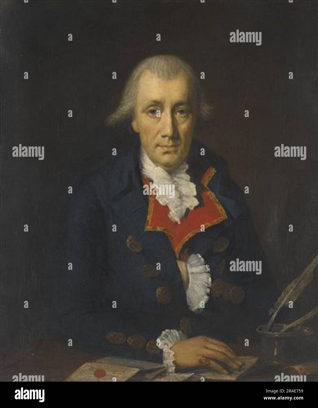 Portrait of James Allen, merchant of the city of London Stock Photo - Alamy
