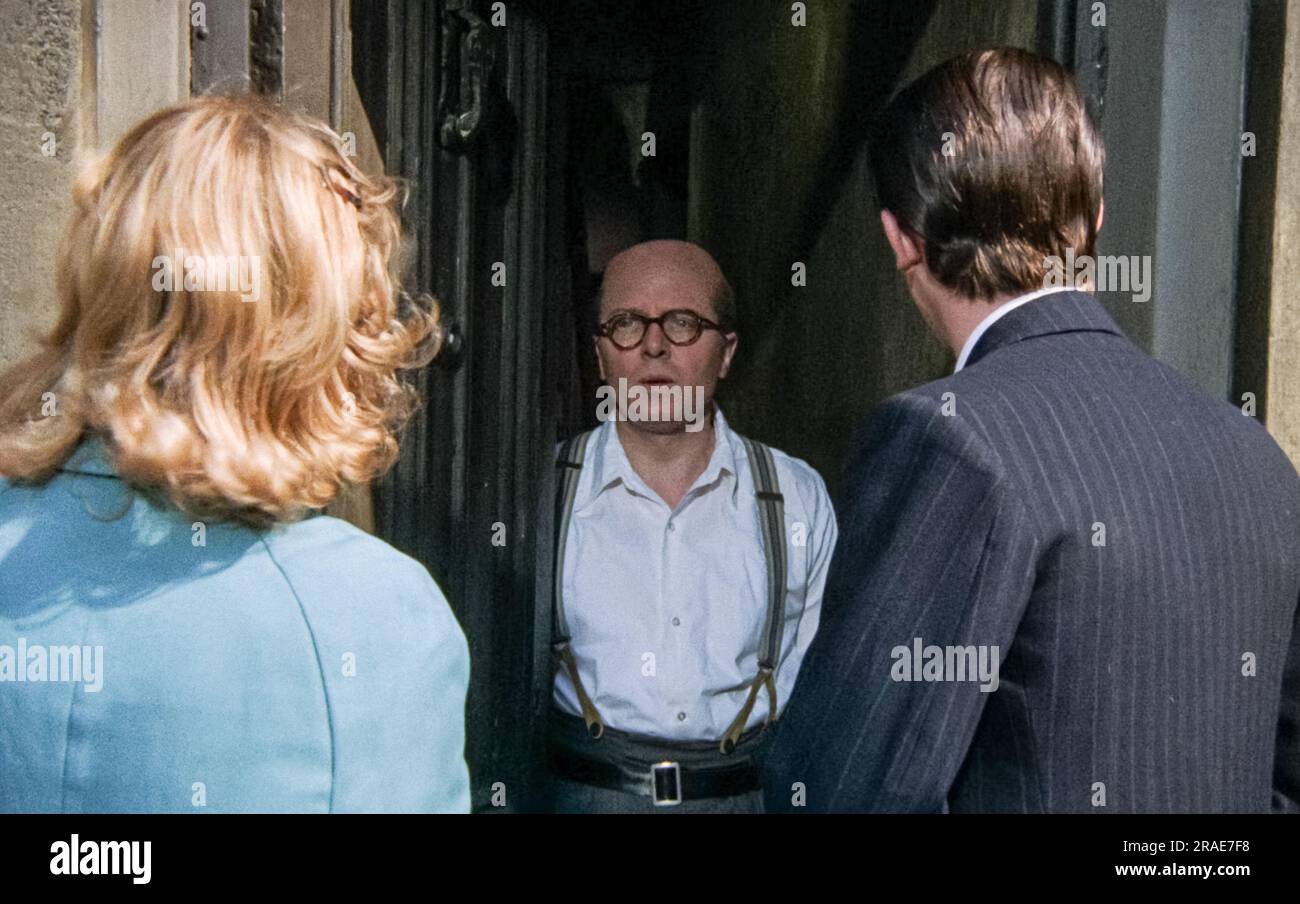 UK. Richard Attenborough , John Hurt and Judy Geeson in a scene from ...