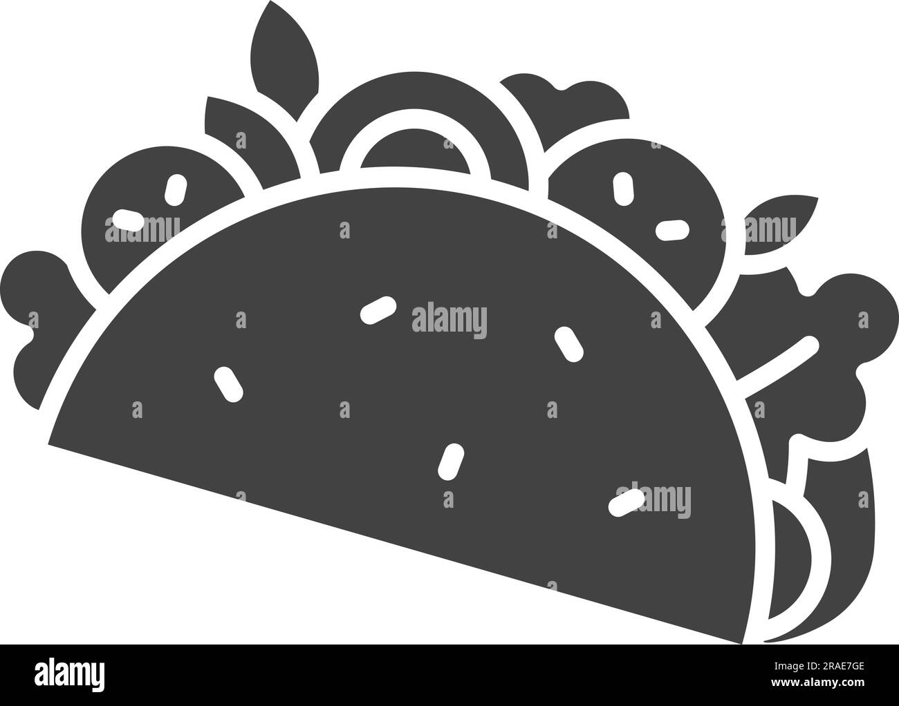Taco Icon Image Stock Vector Image & Art - Alamy