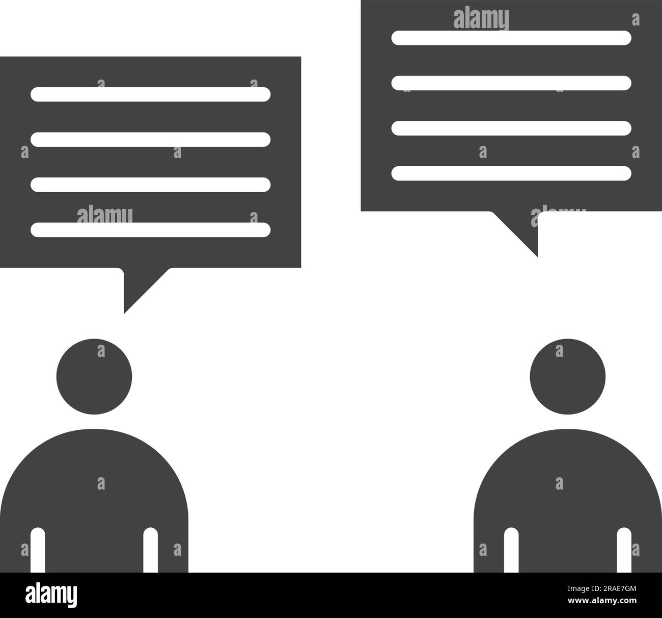 Talk icon hi-res stock photography and images - Alamy