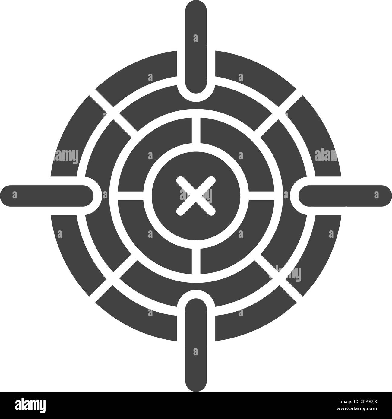 Business target icon Black and White Stock Photos & Images - Alamy
