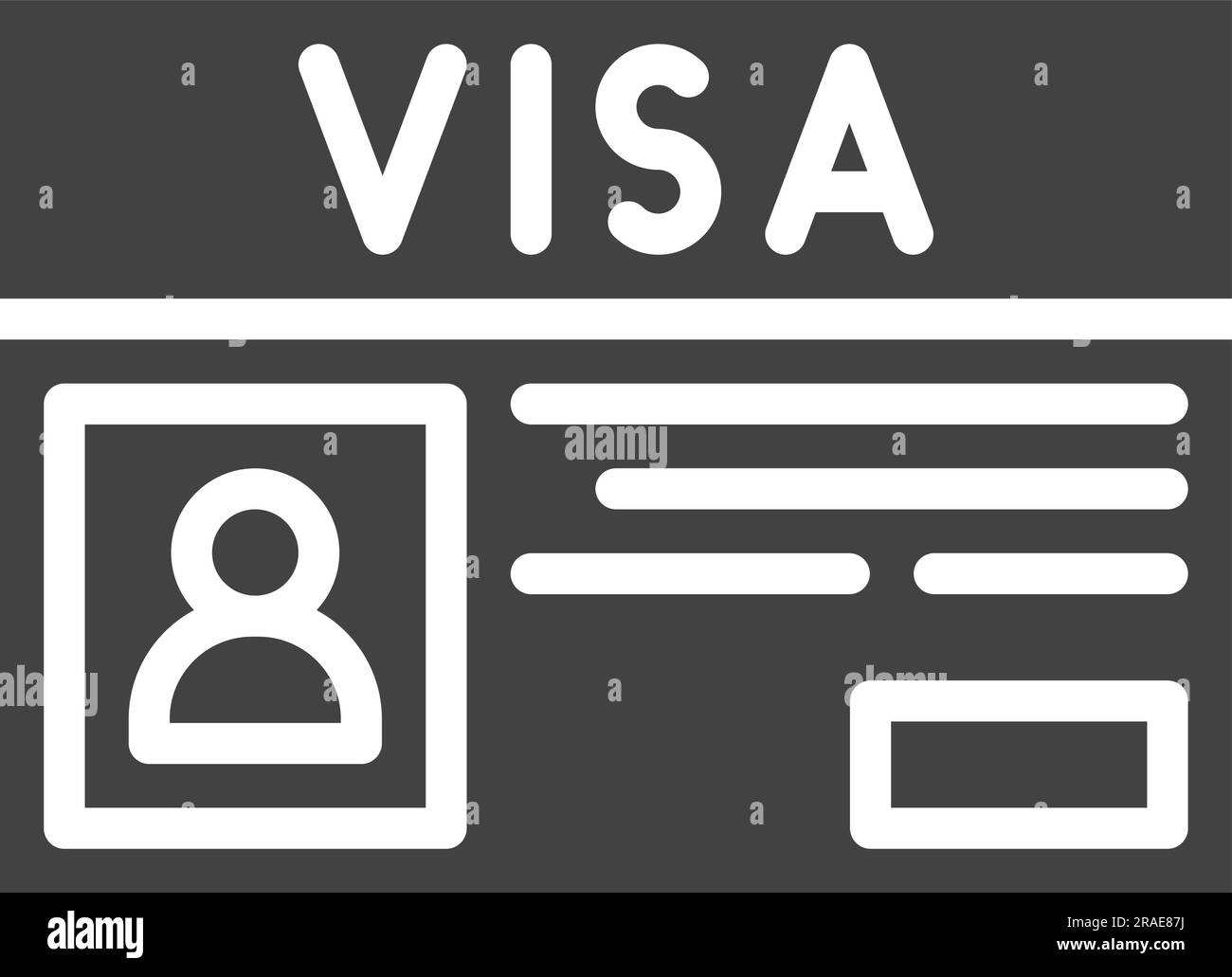 Visa Icon Image Stock Vector Image & Art - Alamy