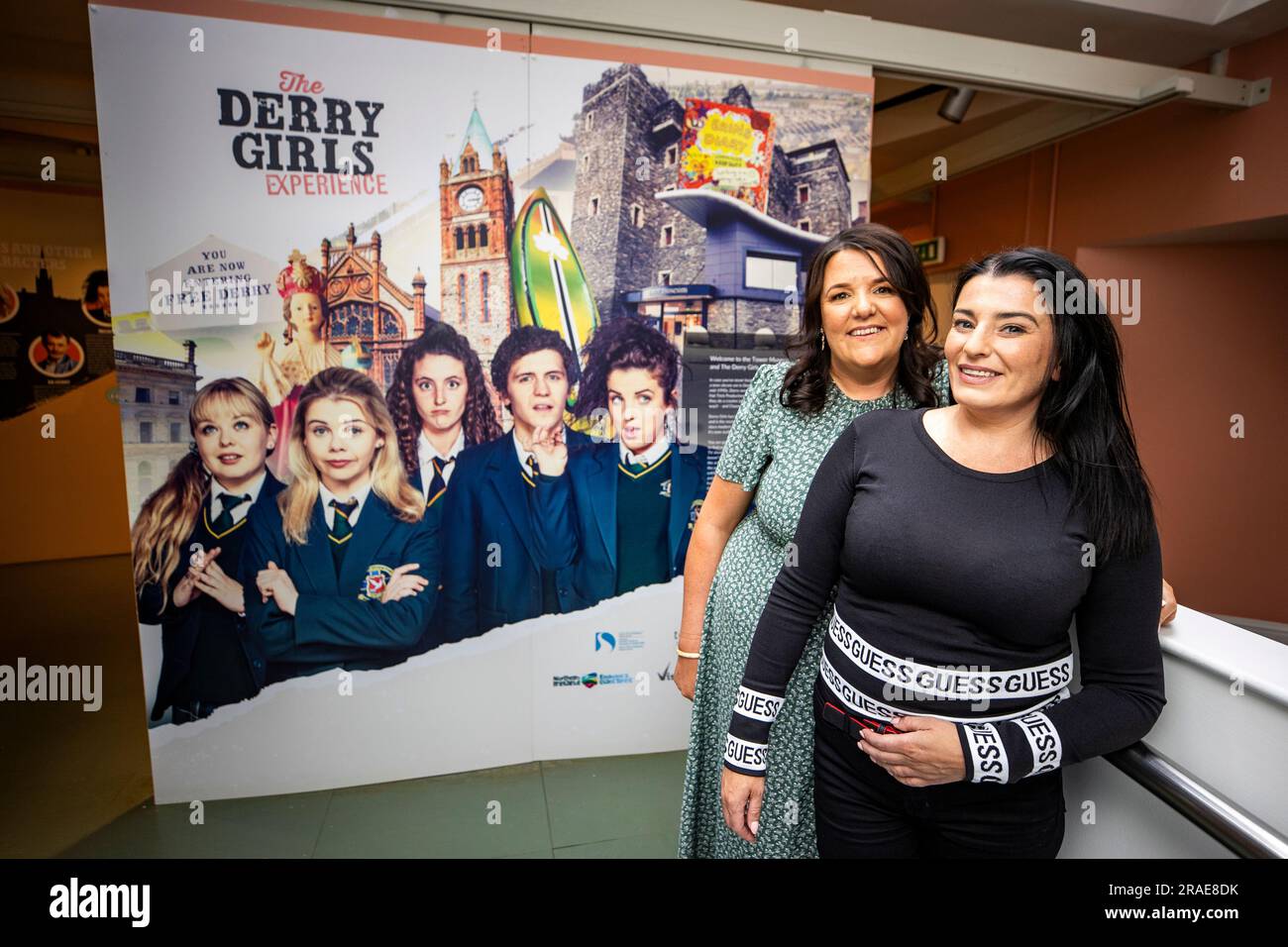 Aoife O'Neill (left) and Shauna Bray, who inspired Lisa McGee's Derry ...