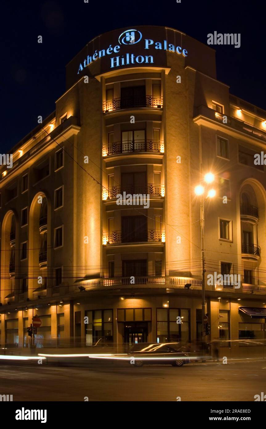 Athenee Palace Hilton Hotel, Bucharest, Romania Stock Photo - Alamy