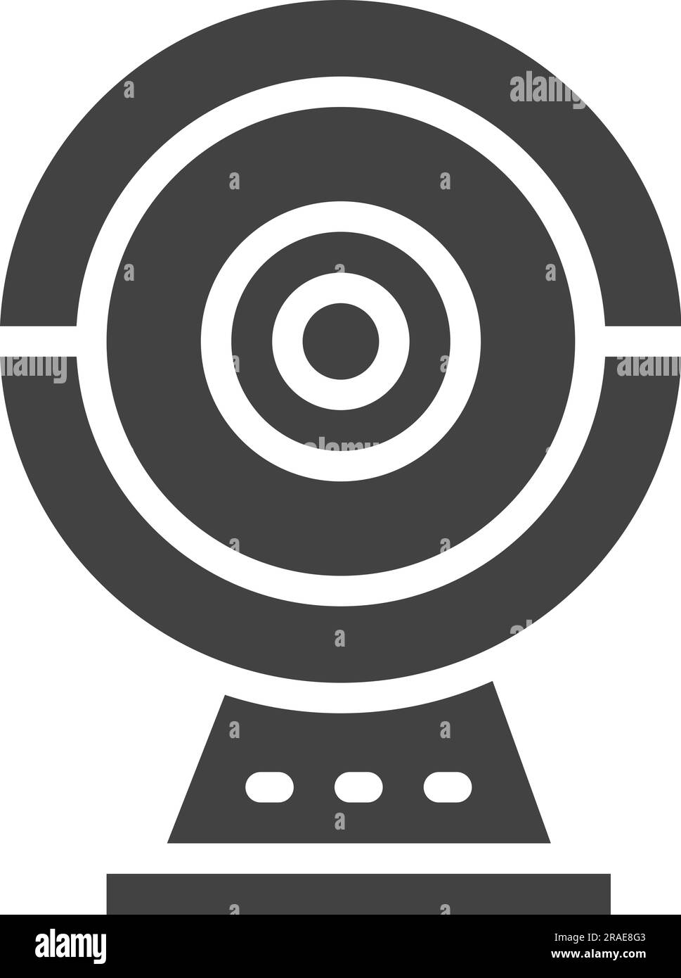 Technology device camera illustration Black and White Stock Photos ...