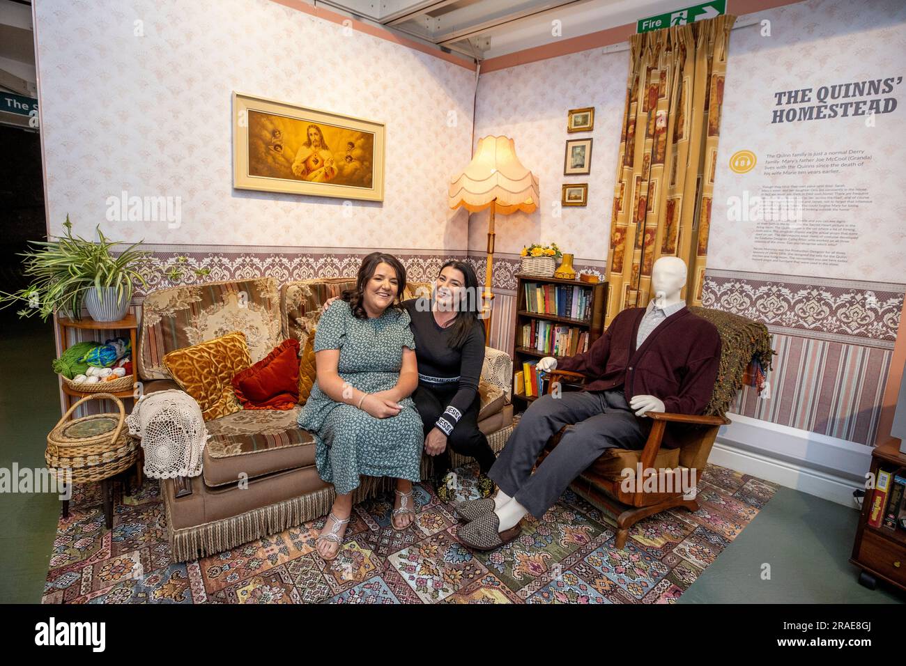 Aoife O'Neill (left) and Shauna Bray, who inspired Lisa McGee's Derry ...