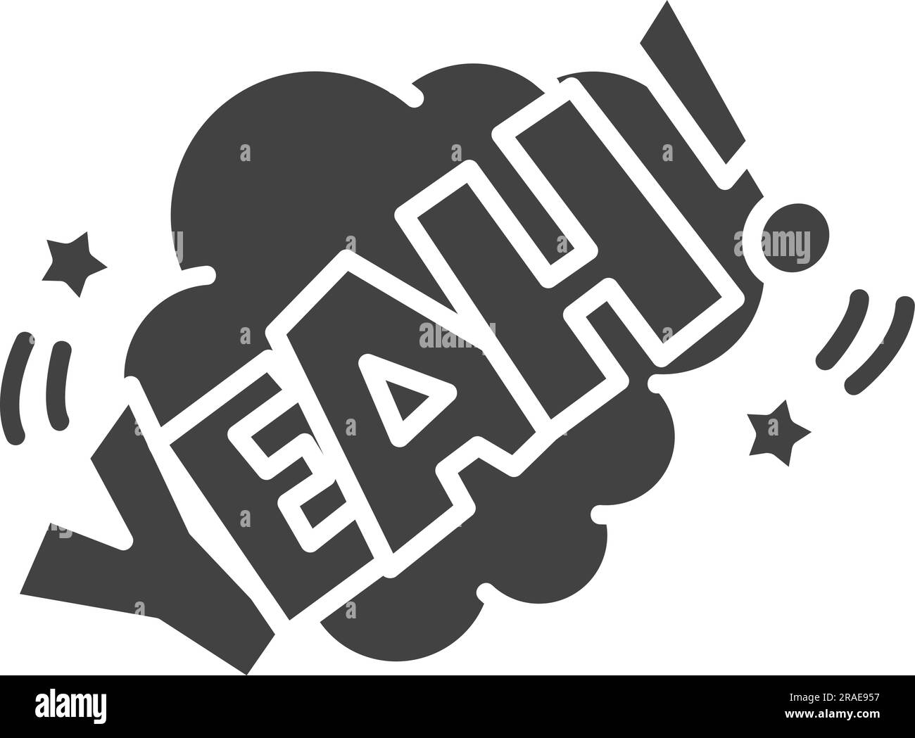Yeah image Stock Vector Images - Alamy