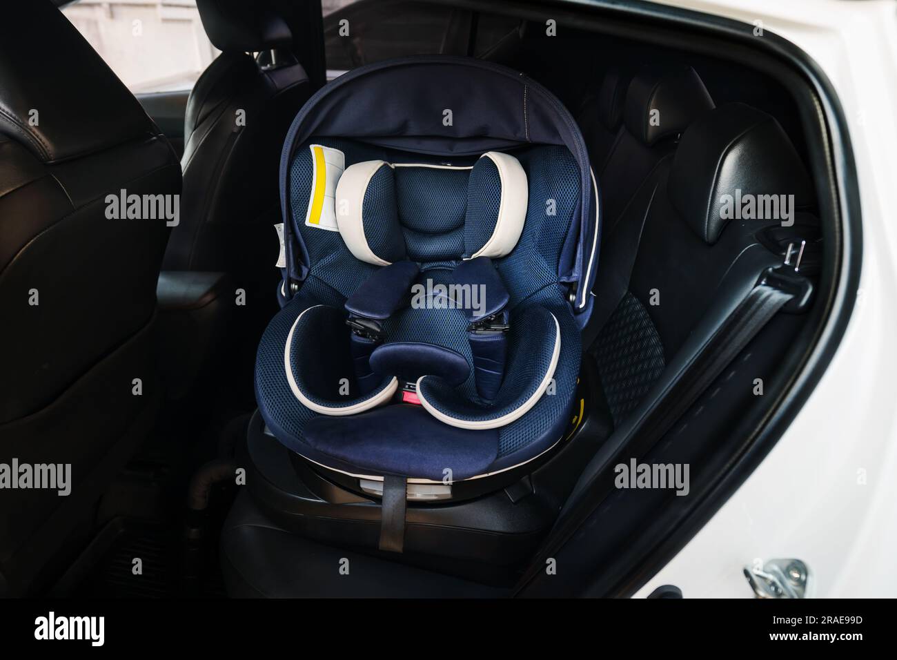 empty safety seat for baby or child in the car Stock Photo - Alamy