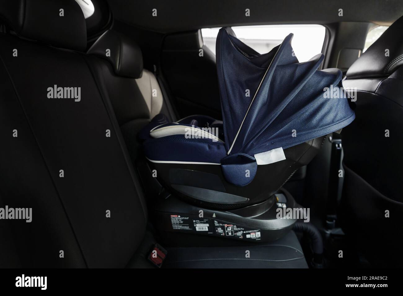 empty safety seat for baby or child in the car Stock Photo - Alamy