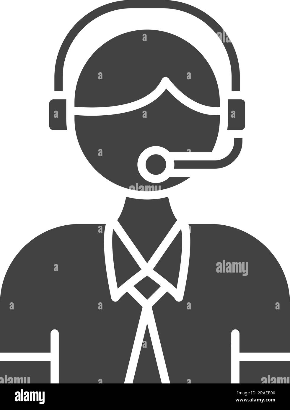 Customer Service Icon Image Stock Vector Image & Art - Alamy