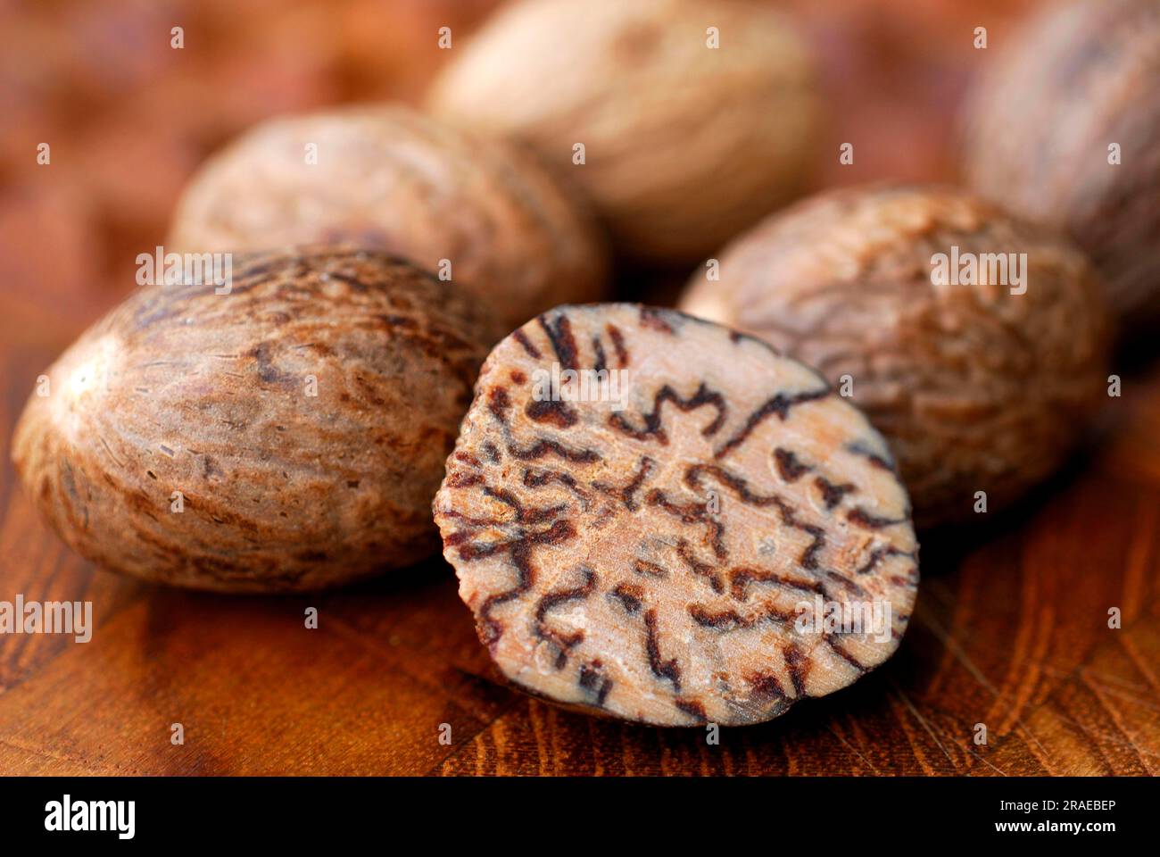 Nutmegs ( Myristica fragrans Stock Photo - Alamy