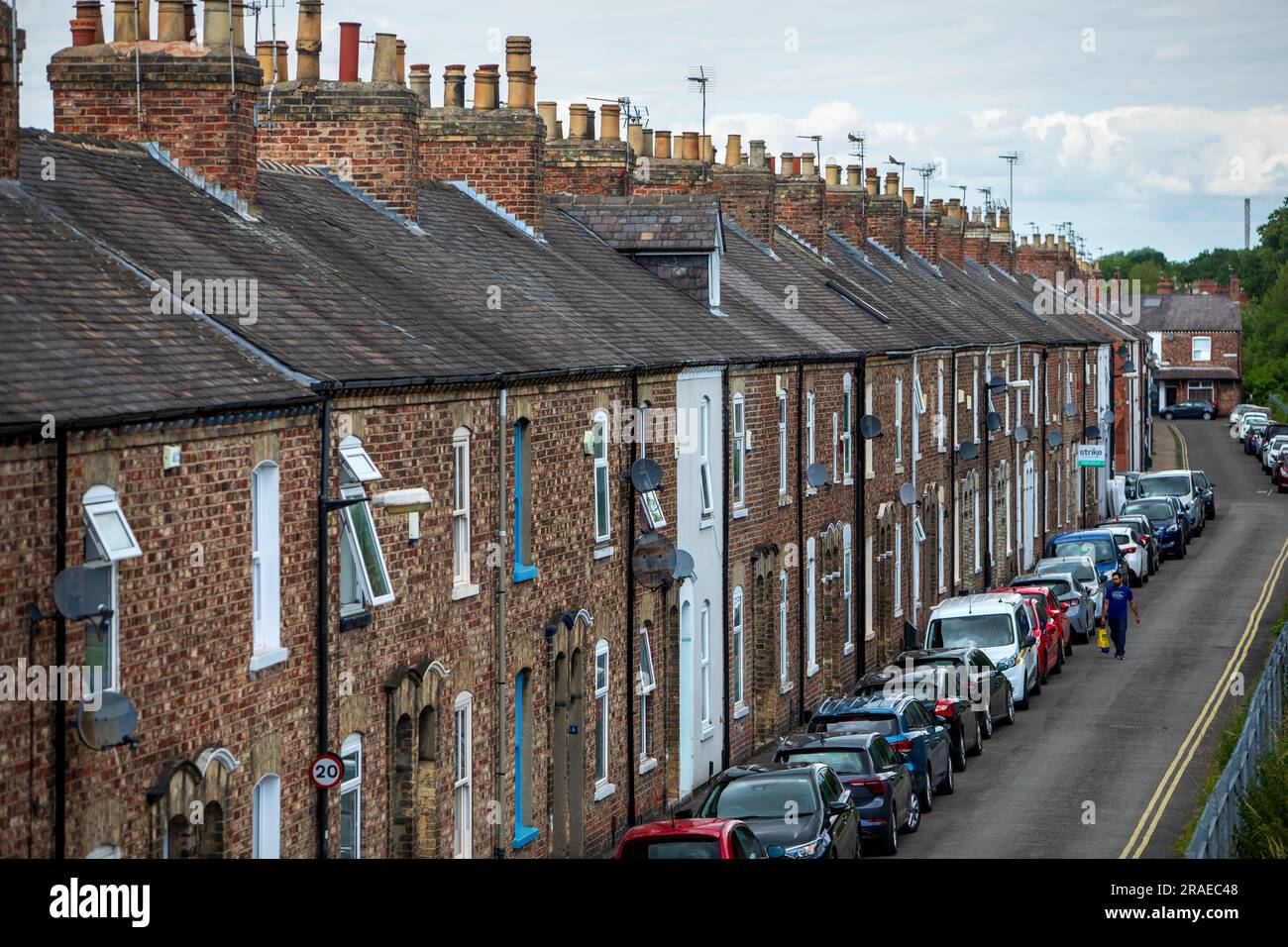 Housing in the City of York, UK. Bootham, York Stock Photo - Alamy
