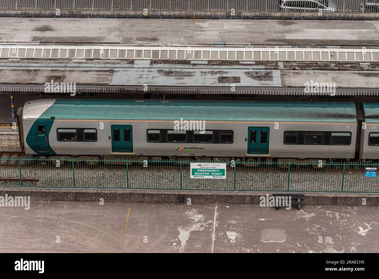 Cobh, County Cork, Ireland. 9 June 2023. Bound for Cork the train ...