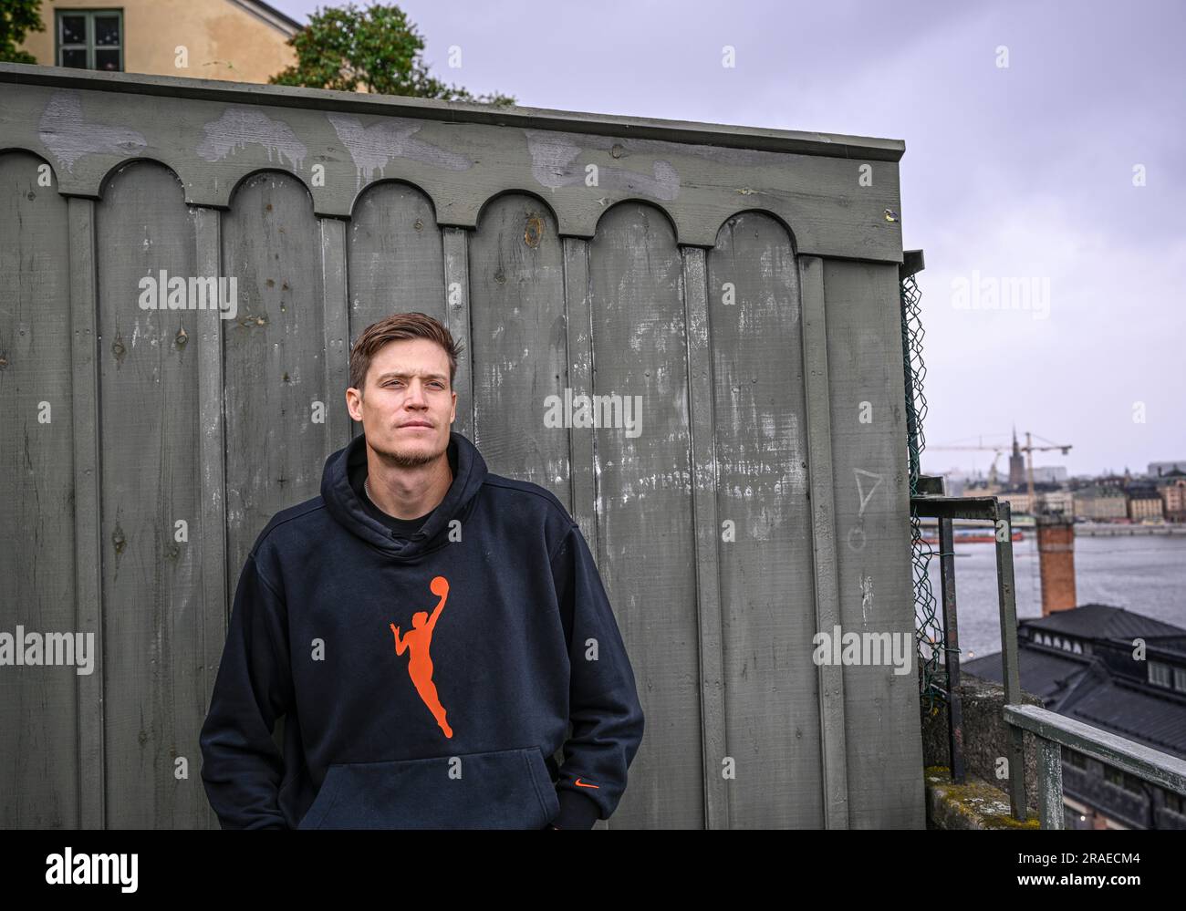 Swedish ex-NBA star Jonas Jerebko is photographed in Stockholm, Sweden ...