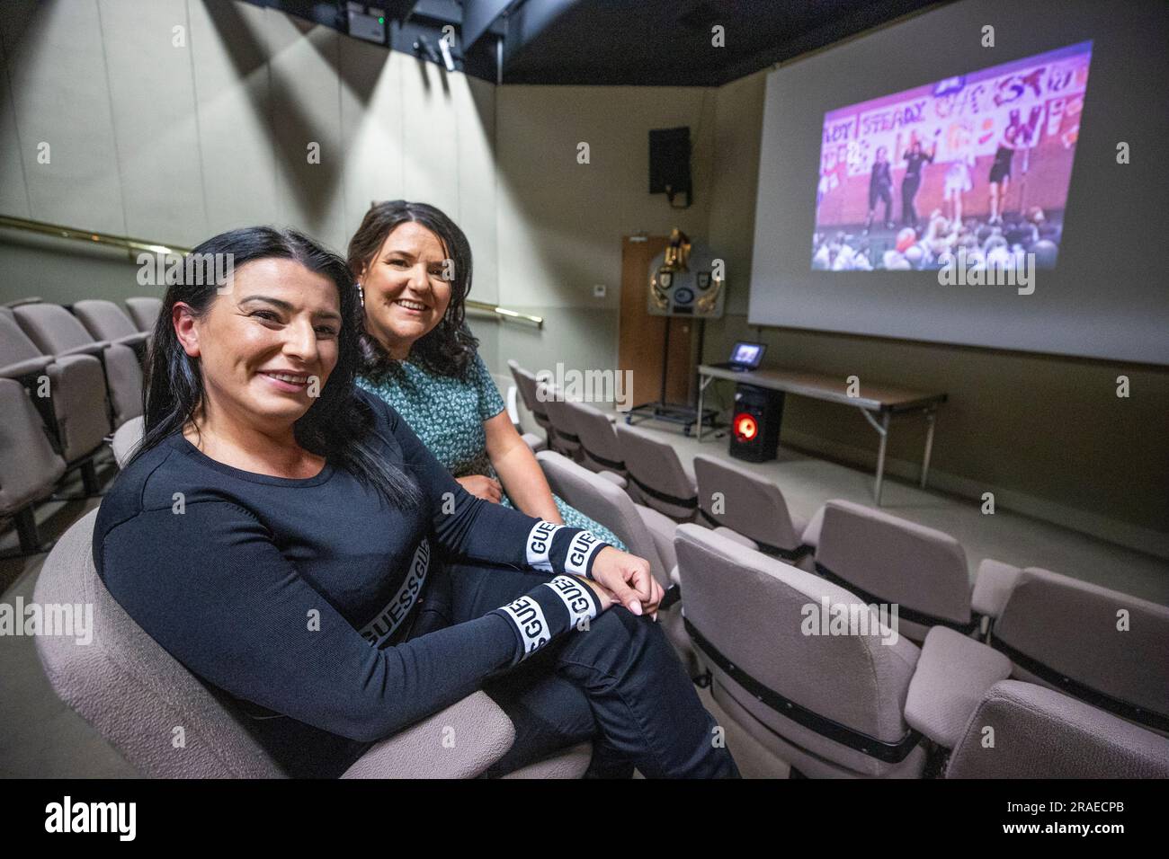 Aoife O'Neill (left) and Shauna Bray, who inspired Lisa McGee's Derry ...