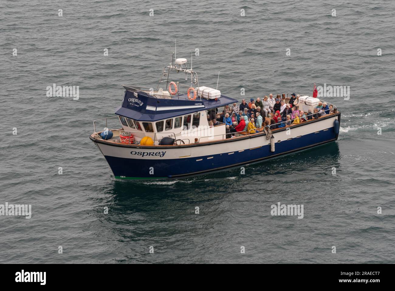 St Marys harbour, Scilly Isles, UK. 10 June 2023. Cruise ship tender ...